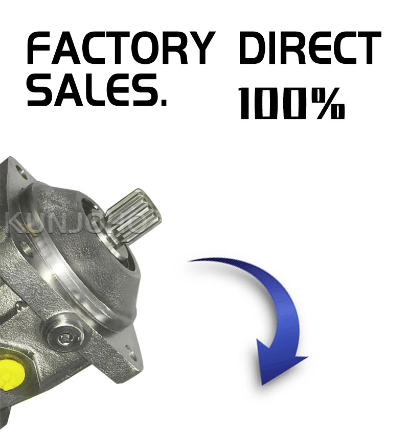Rexroth A6VM Hydraulic Motor - 400 Bar, Axial Piston Variable Motor