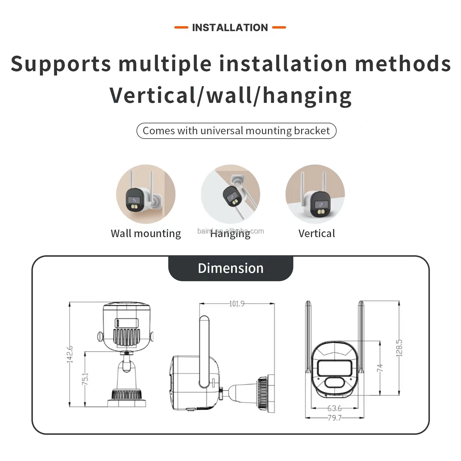 Tuya Smart Outdoor Security Camera 2K 4MP Full HD Wifi
