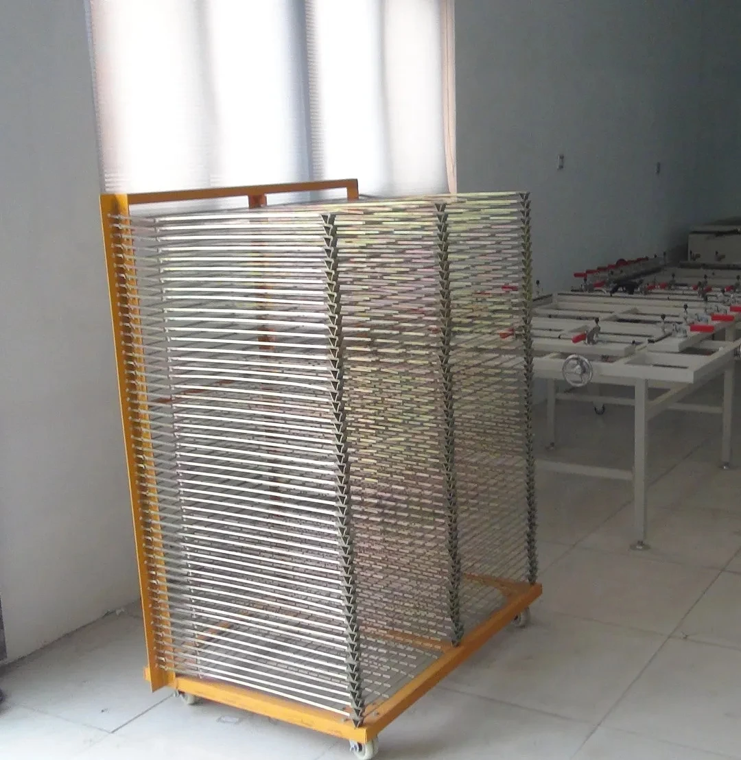 Silk Screen Printing Drying Rack - 50 Layers for T Shirts