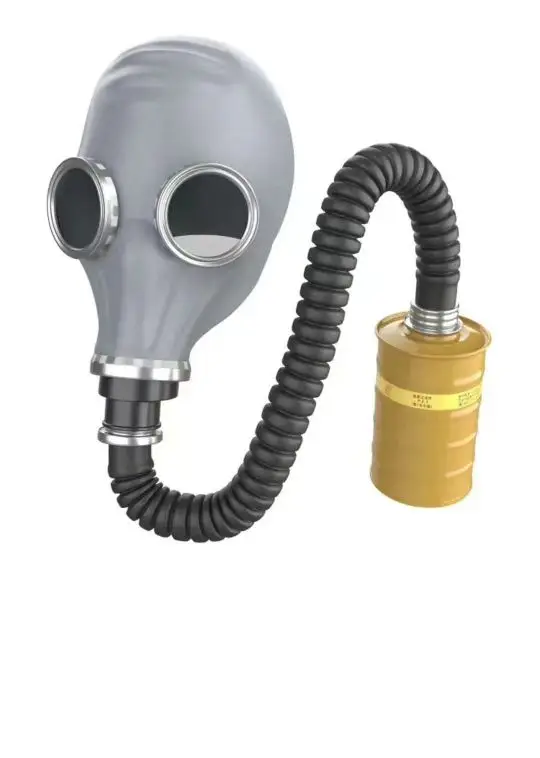 Silicone Mask Black Tactical Gas Mask For Civil Defense - Buy Gas Mask ...
