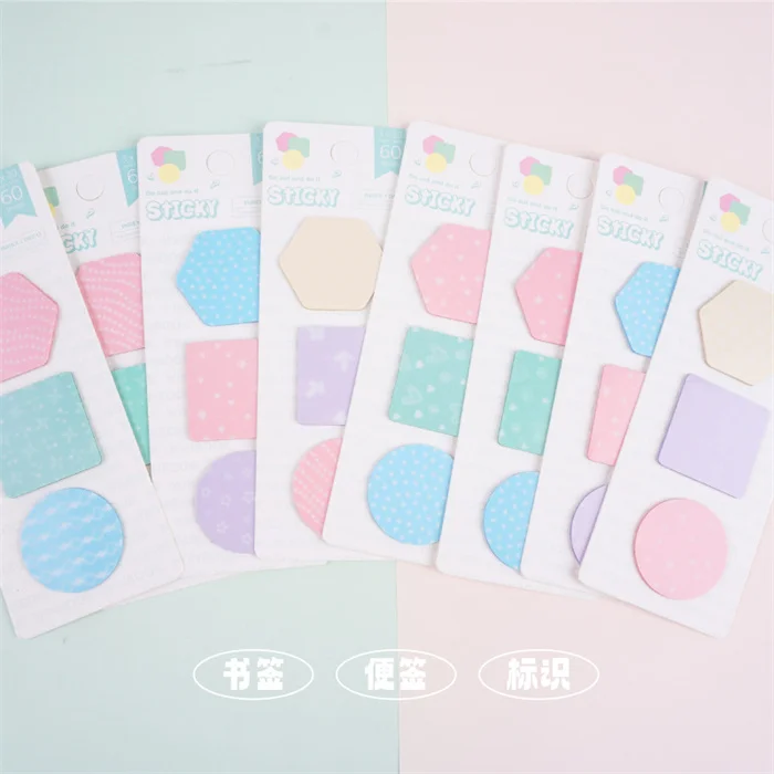 Europe 2024 Cute Classmate Memo Pad - 50 Sheets of Pastel Colours