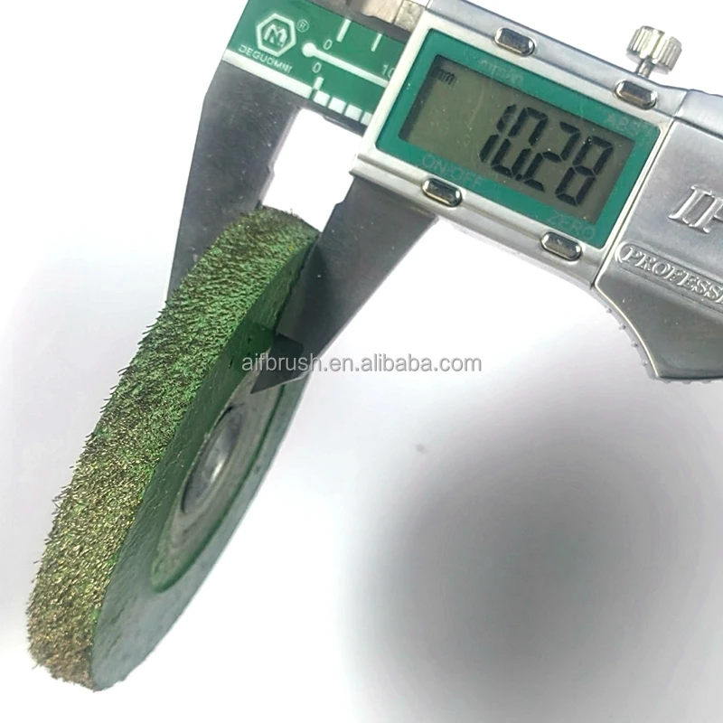 Polyflex Rubber Bonded Encapsulated Wheel Brush 75mm