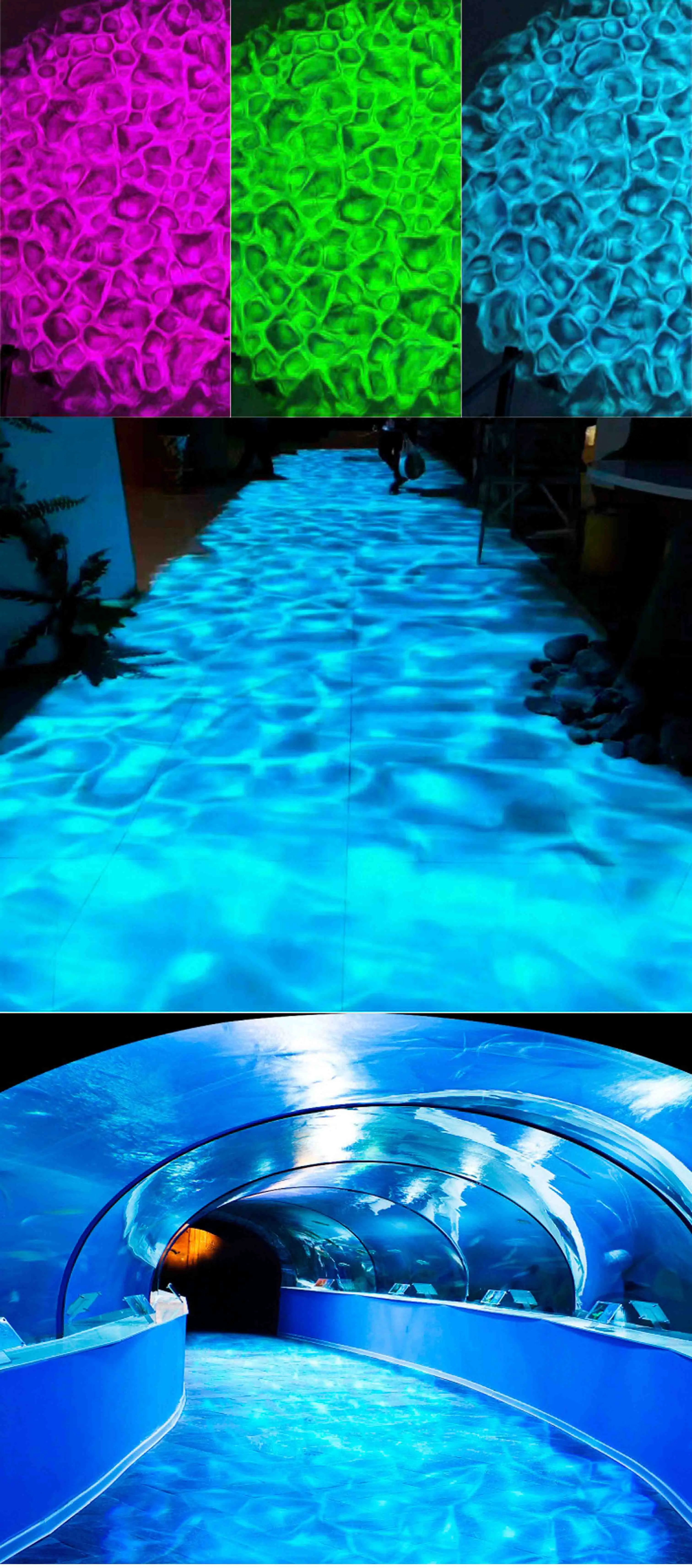 Outdoor Waterproof Ripple Effect Gobo Projector 200w Led Projector ...