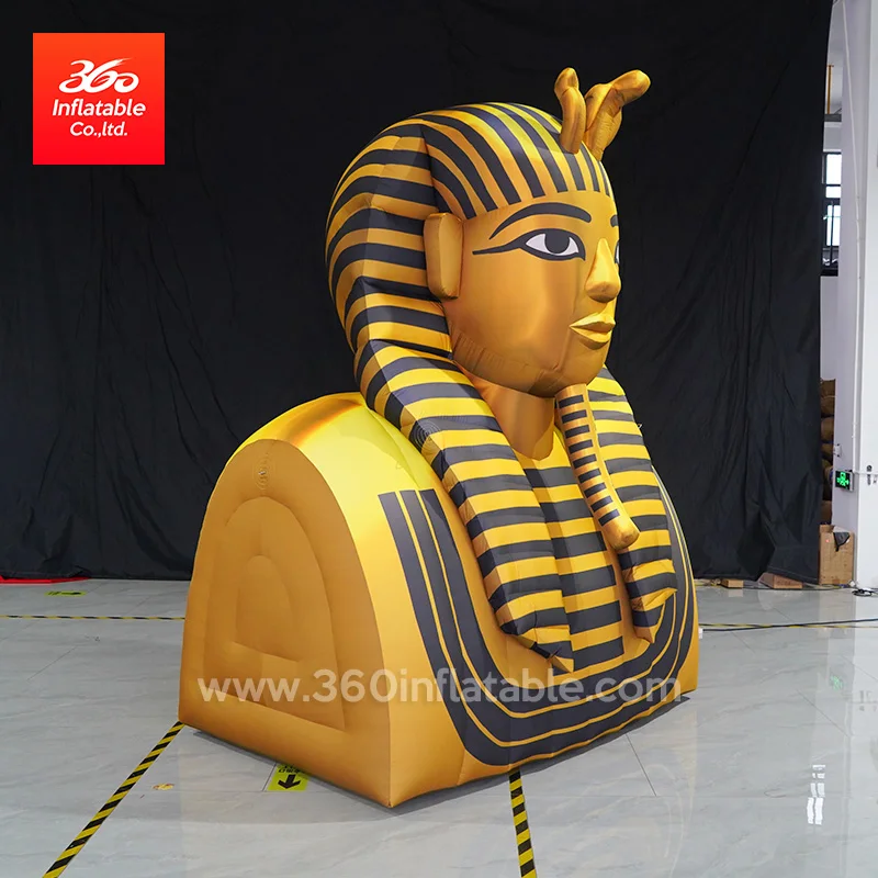 Giant Custom Advertising Inflatable Egyptian Pharaoh Model