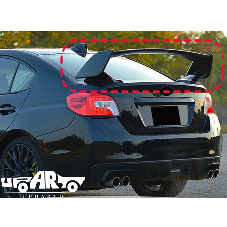 Car Spoilers ABS Carbon Fiber Looks OEM Style for Subaru WRX STI