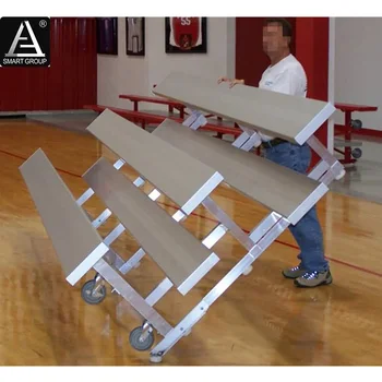 3 Rows Portable Outdoor Stadium Seating Mobile Aluminum Bleachers Seats ...