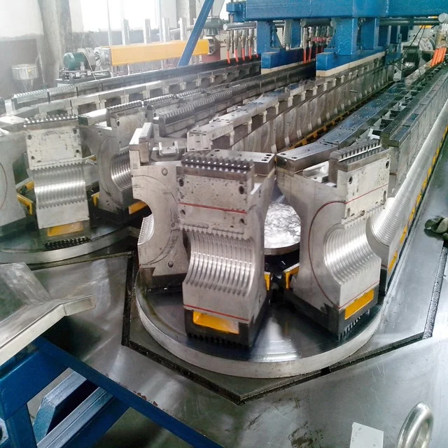 110mm Hdpe Double Wall Corrugated Pipe Making Machine Plastic ...
