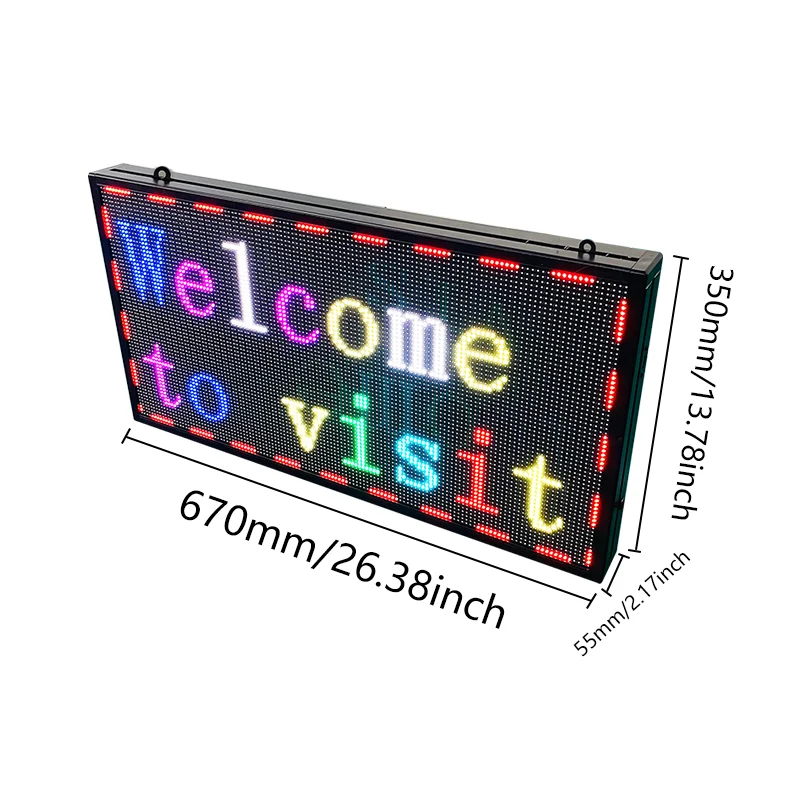 Programmable LED Sign Board - Scrolling Message Digital Board