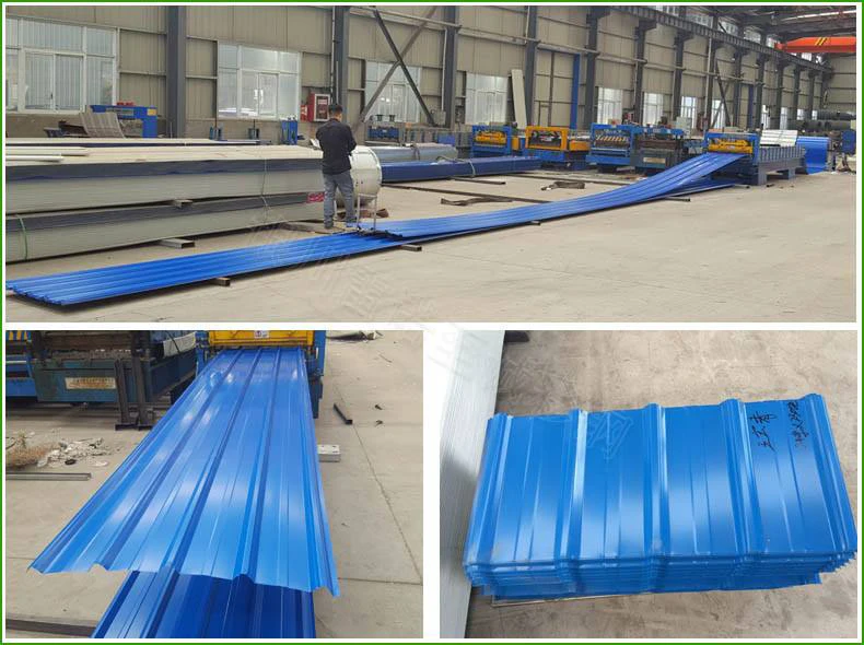 Gi Corrugated Steel Sheet Roofing Sheet Prepainted Corrugated Gi Color ...