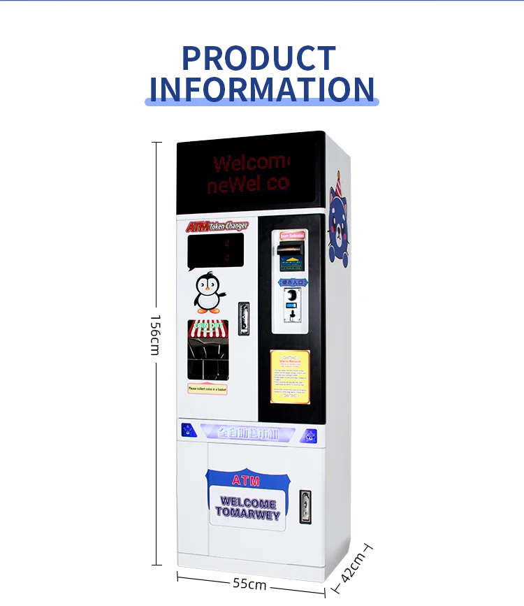 Hot Selling Token Exchange Game Machine Automatic Coin Changer For Game ...
