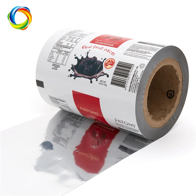 Chocolate Bar Wrapper Food Packaging Film Rolls Aluminum Film Rolls ...