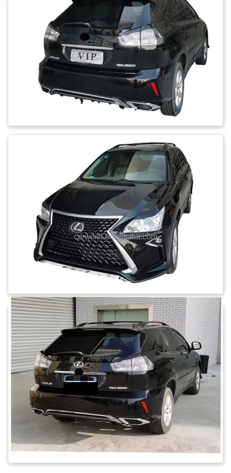 Car Face Kit for 2003-2005 Lexus RX 330, Upgrade to 2016 RX Sport Style ...