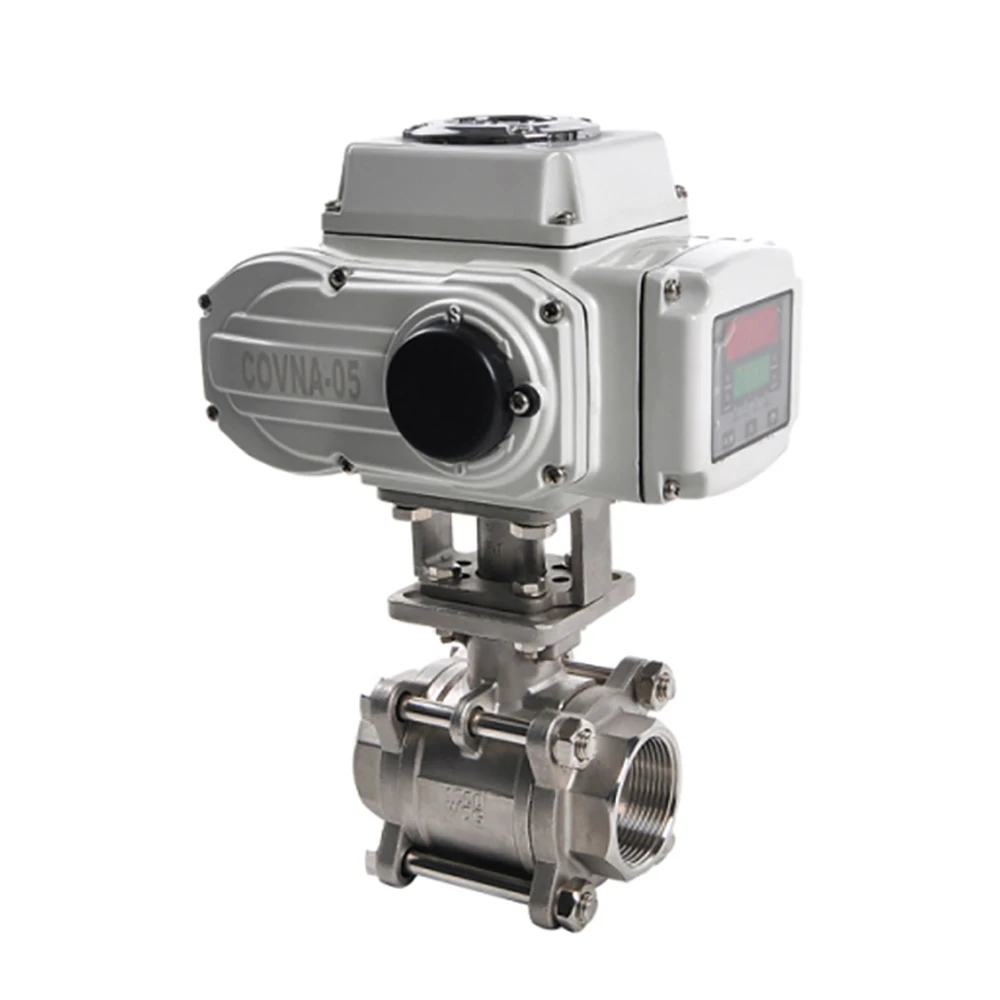 24VDC Stainless Steel Ball Valve with Motorized Actuator