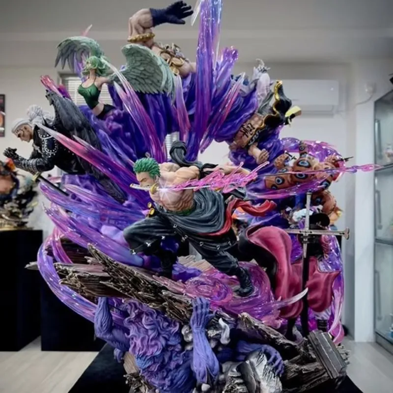 One Pieced King Vice Yama Ghost Luffy anime figures Zoro LS throne ...