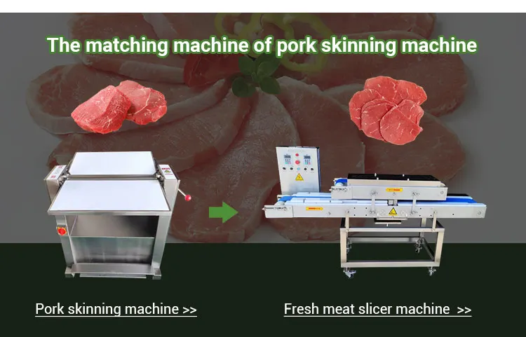 Pig Skin Pork Lamb Beef Skin Meat Skinner Peeler Machine