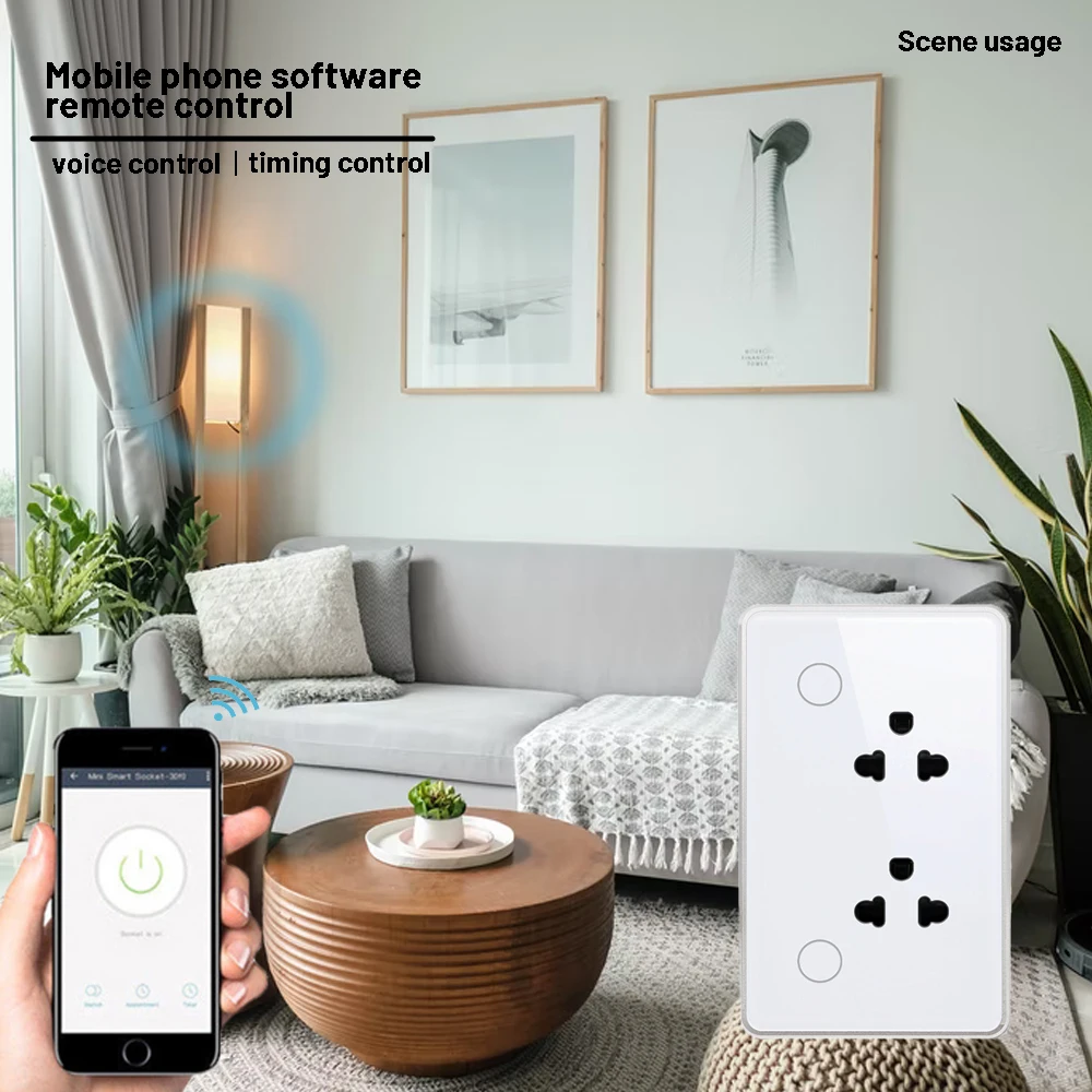 Usa Elektrische Modulare Fur Smart Homes Wand Schalter Und Steckdosen ...