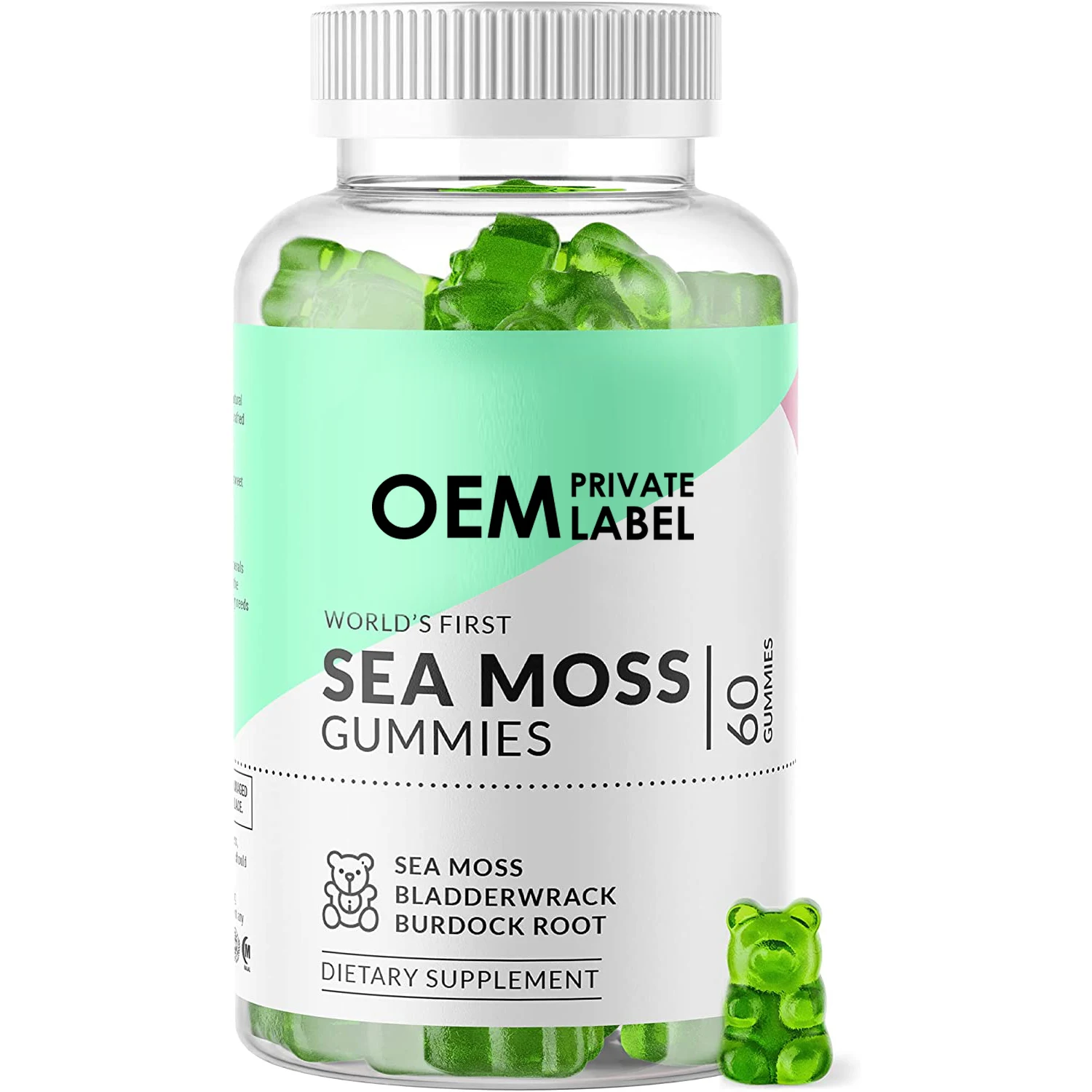 Factory Organic Vegan Sea Moss Gummies For Immune System Sea Moss And ...