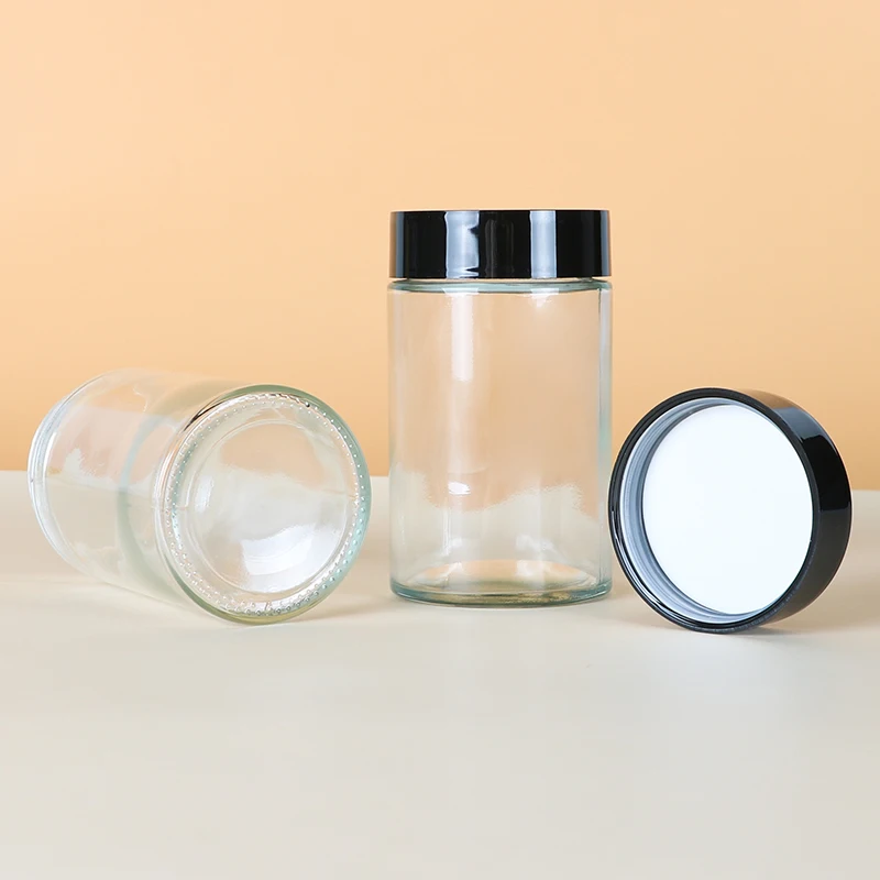 Custom and Screen Printing Logo 120ml Glass Bottle