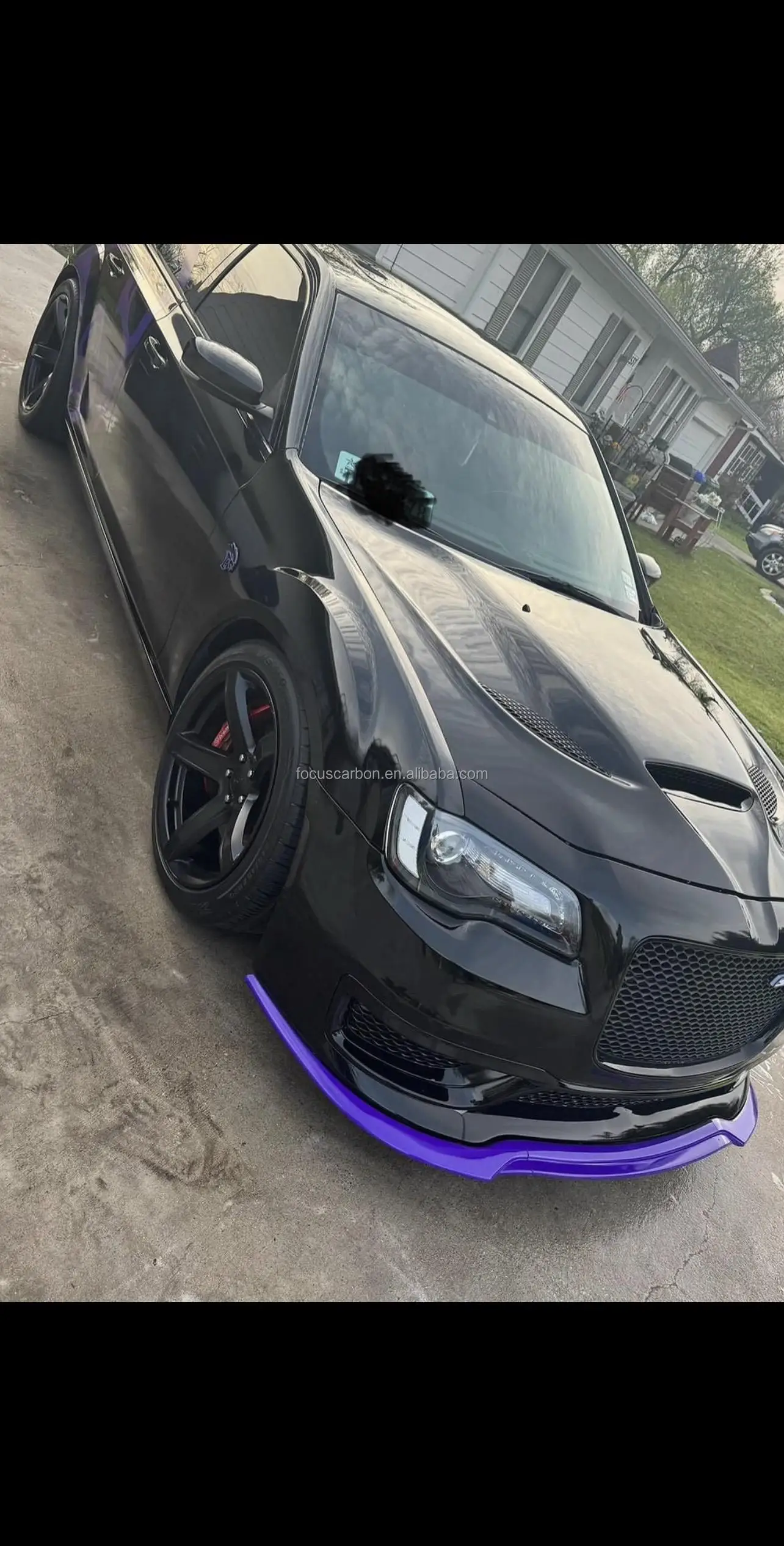 High Quality Carbon Fiber Engine Cover Hood for Chrysler 300C SRT