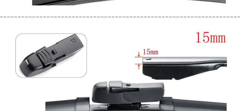 Baoyi Quality Multifit Flat Replaceable Adapter Frameless Windshield ...