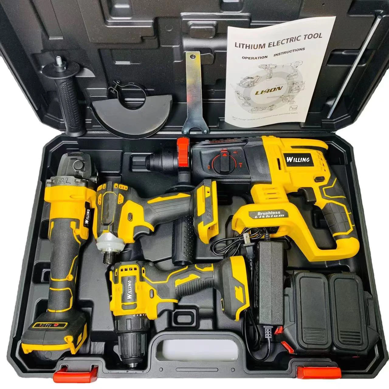 Willing Tools Cordless electric power drills hand portable screwdriver ...