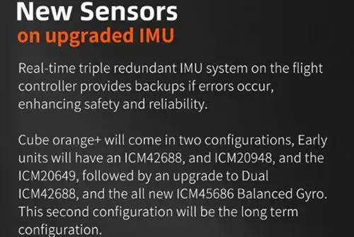 Hex Orange Cube+ Ardupilot Flight Control Main Control Module Pixhawk ...