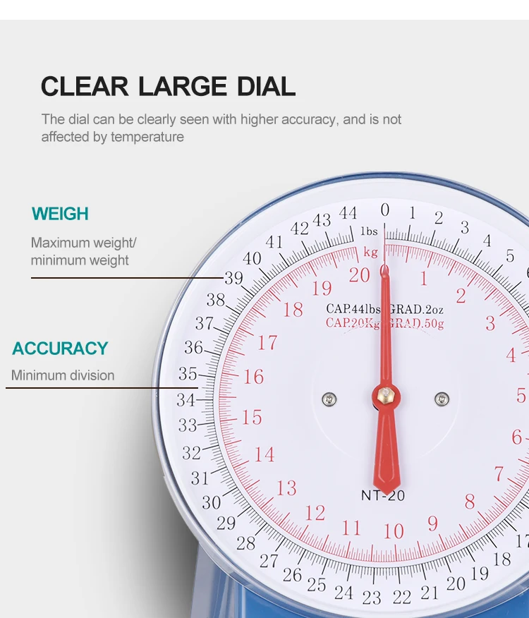 15kg Commercial Dial Spring Mechanical Weighing Scale
