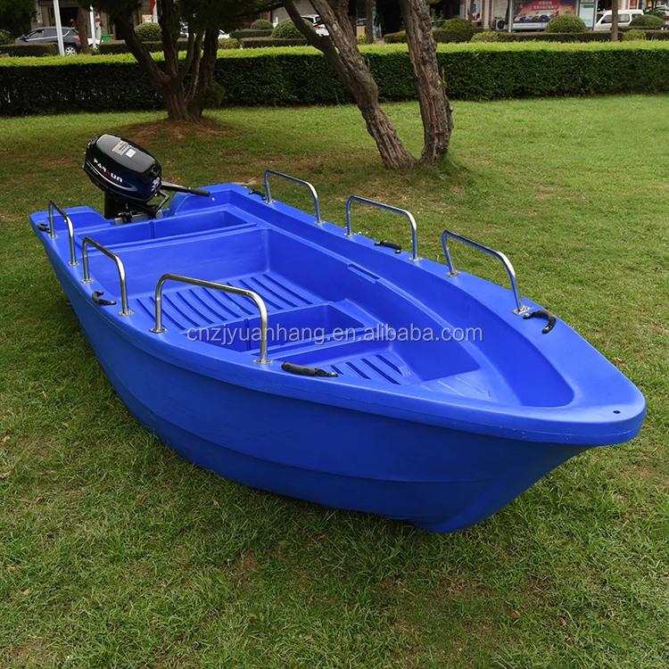 10 Persons 4.3m Solid High Density Pe Plastic Large Fishing Boat For ...