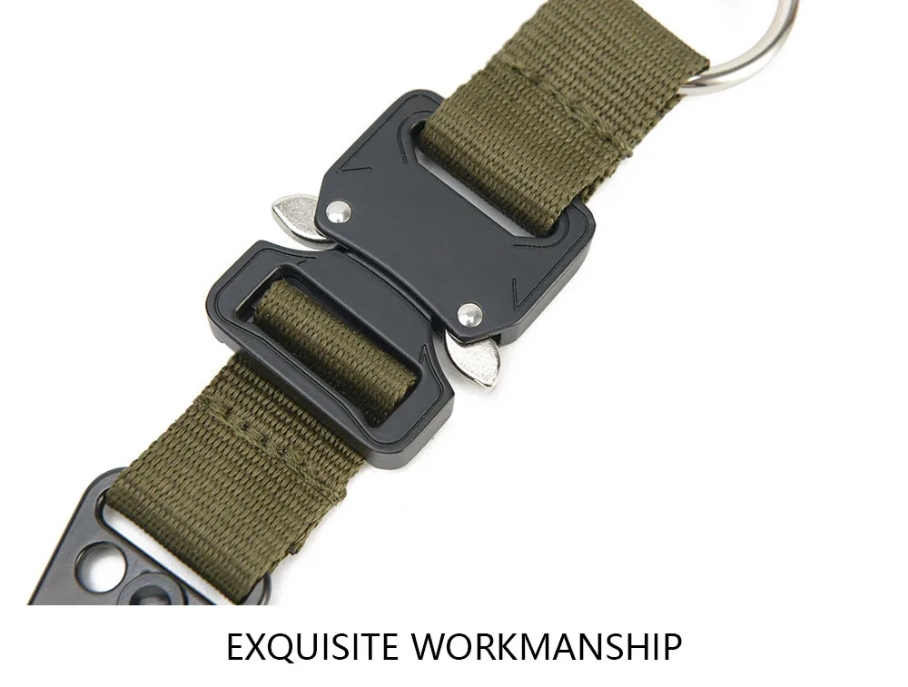 Outdoor Buckle Nylon Webbing Buckle Molle Keychain Tactical Multi ...