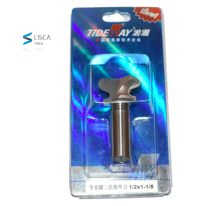 Tideway Professional Grade 1pcs 1/2 Shank Double Finger Bit Wood Shaper ...