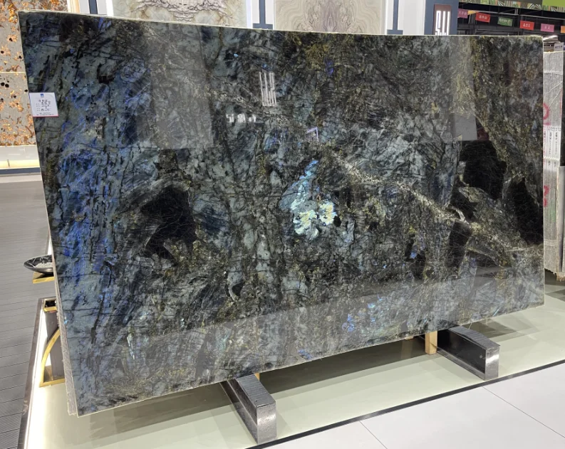 Faith Stone Natural Madagascar Blue Granite Stone Slabs Premium Quality ...