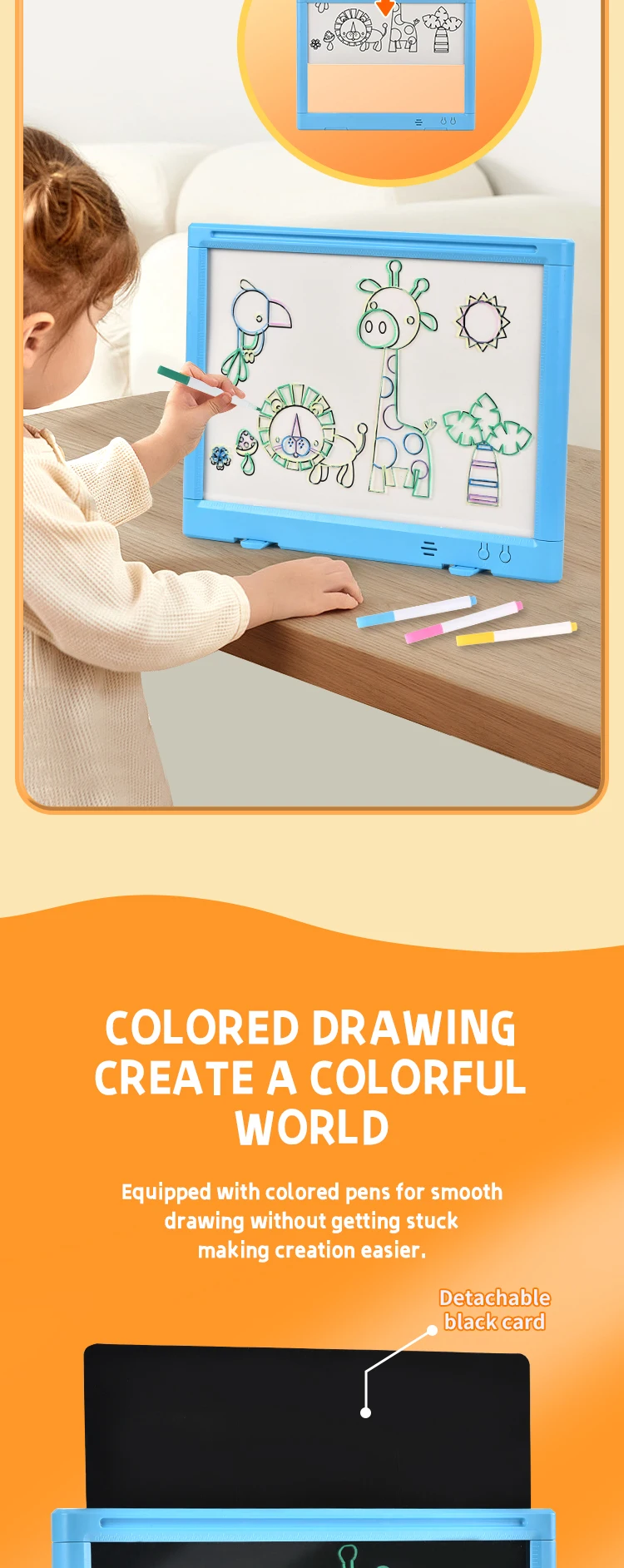 Wholesale 14inch Children Educational Learning Artist Drawing Board Toy ...