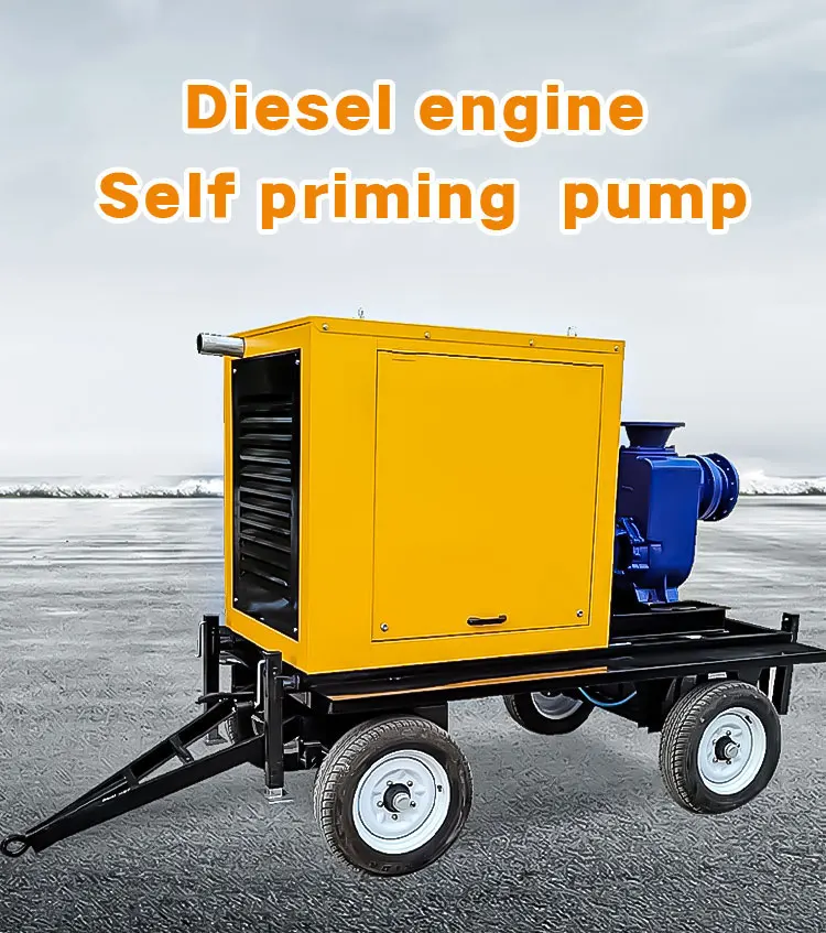 Sewage Water Dewatering Centrifugal Smart Driven High Pressure Diesel ...