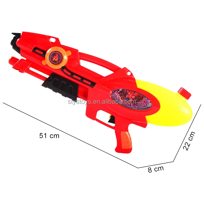 51cm Long Pull-out Water Gun Toys Songkran Festival Air Pressure Jet ...