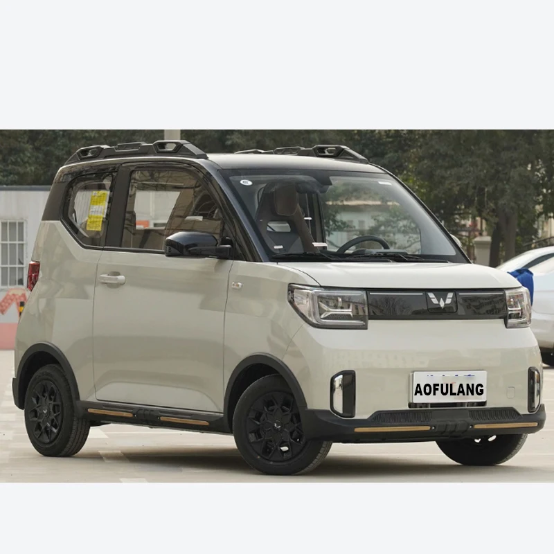 Yellow Wuling Hongguang Mini Ev Convertible Carro Electrico Used Cars ...