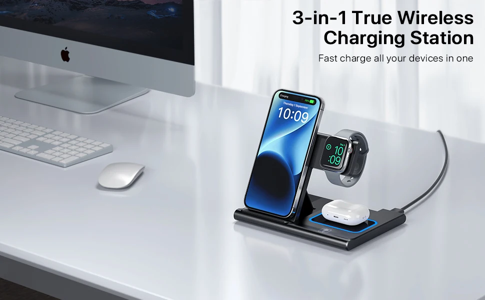 New Product Support Qi Fast Charging Mobile Charger Universal Portable ...