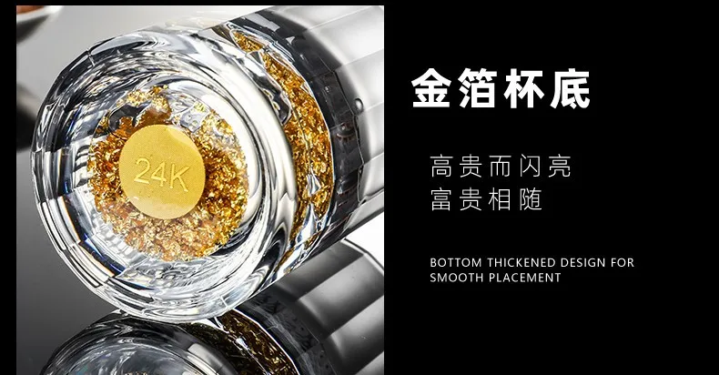 Luxury Style Mountain Kallaite Design Handmade Gold Foiled Tiny Shot ...