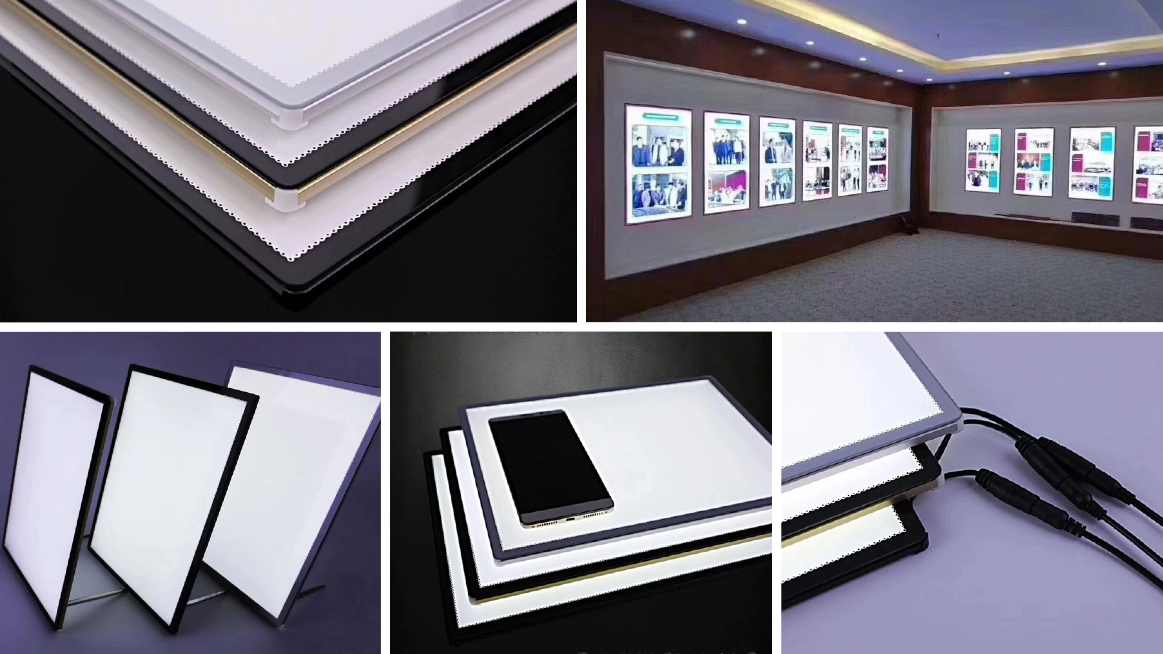 Custom Slimline Light Box Light Box Photo Frame Board Popular Aluminium ...