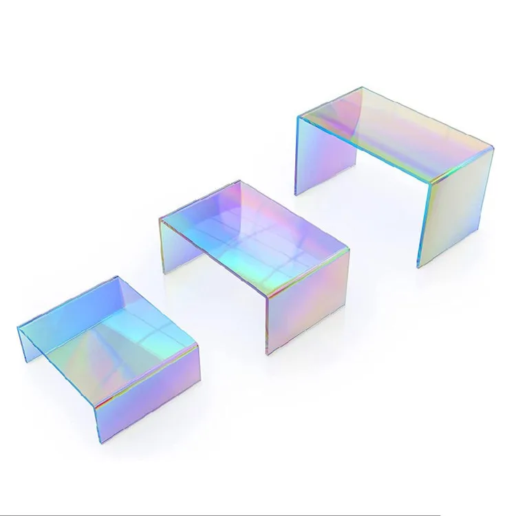 Transparent Acrylic U-Shaped Display Stand Thickened 5/8mm for Cosmetic ...