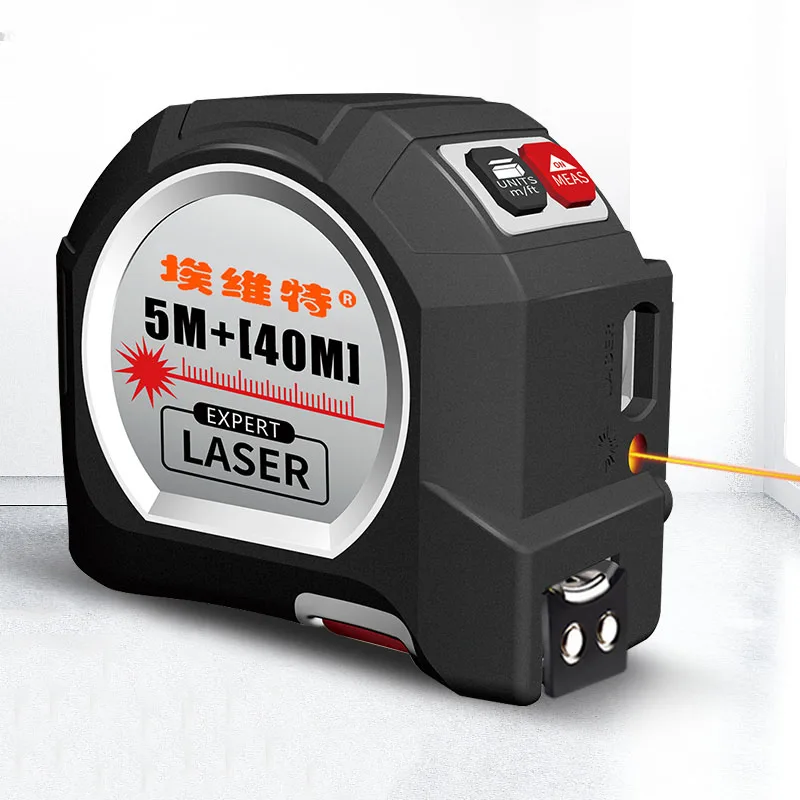 Multi-function Laser Tape Measure High Precision Steel Tape Ft/in/m ...