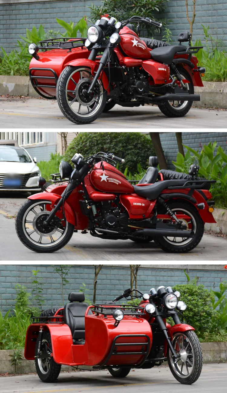 300cc 4 Stroke Side Car Motorcycle Chopper for Sale