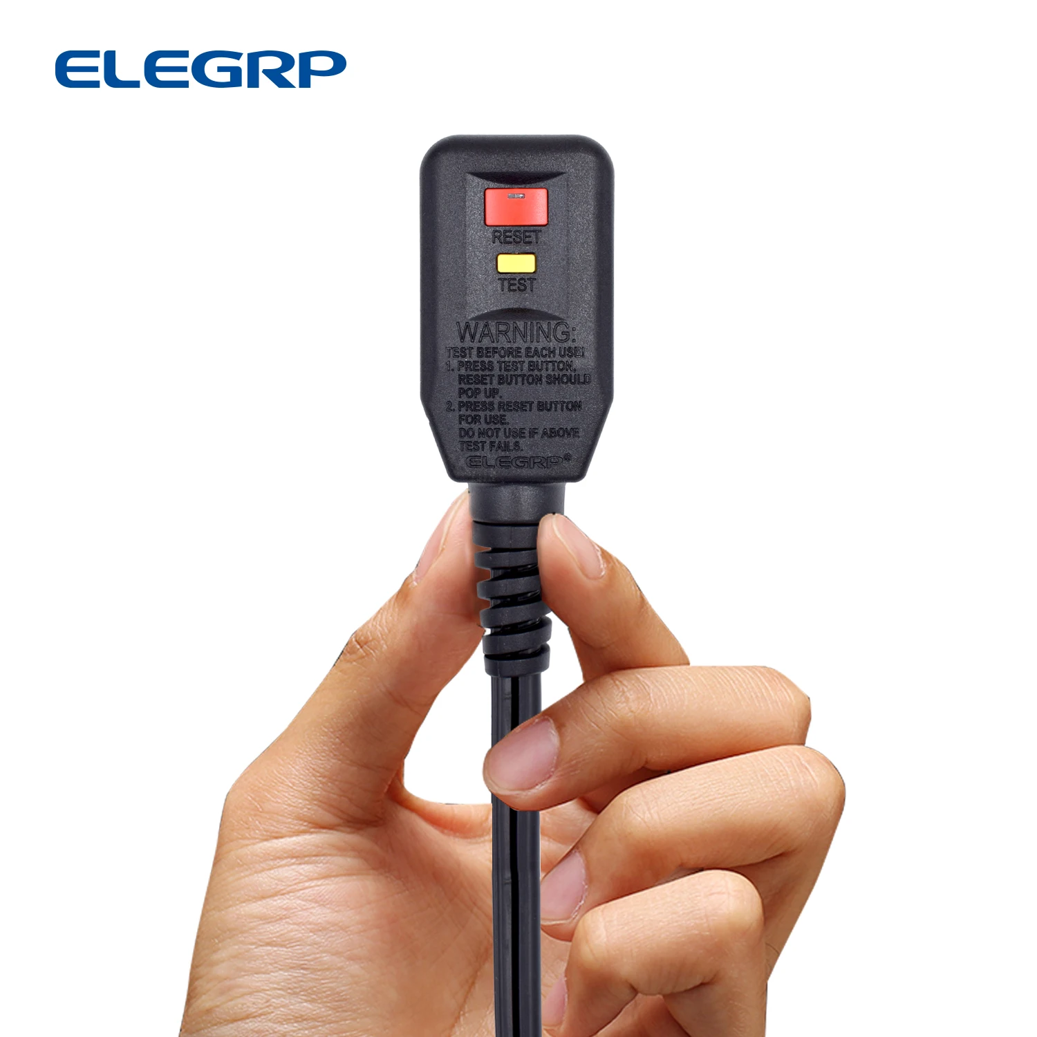 ELEGRP ALCI Mini Type 15A 120V Non-Grounded Plug - Self Test Protection