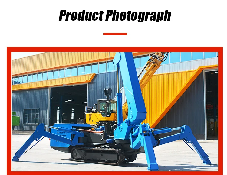 Spider Crane 8t Mini Spider Crawler Crane - Buy Mini Spider Crawler ...