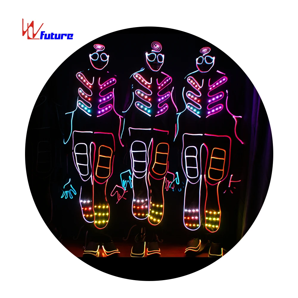Dmx Tron Dance Costume,Synchronous Led Tron Costume - Buy Led Light ...