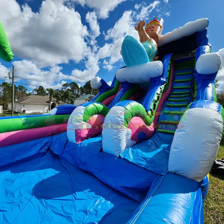 Commercial Pvc Bouncy Castle Tobogan Inflable Inflatable Double Sides ...