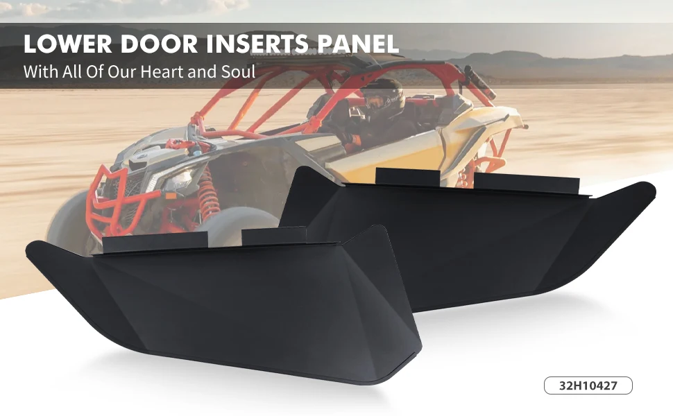 Nicecnc Aluminum Anodization Lower Door Inserts Panels For Can-am ...