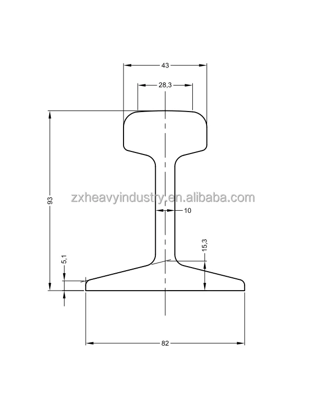 DIN 5901 Standard S18 Steel Rail - High Quality & Customizable