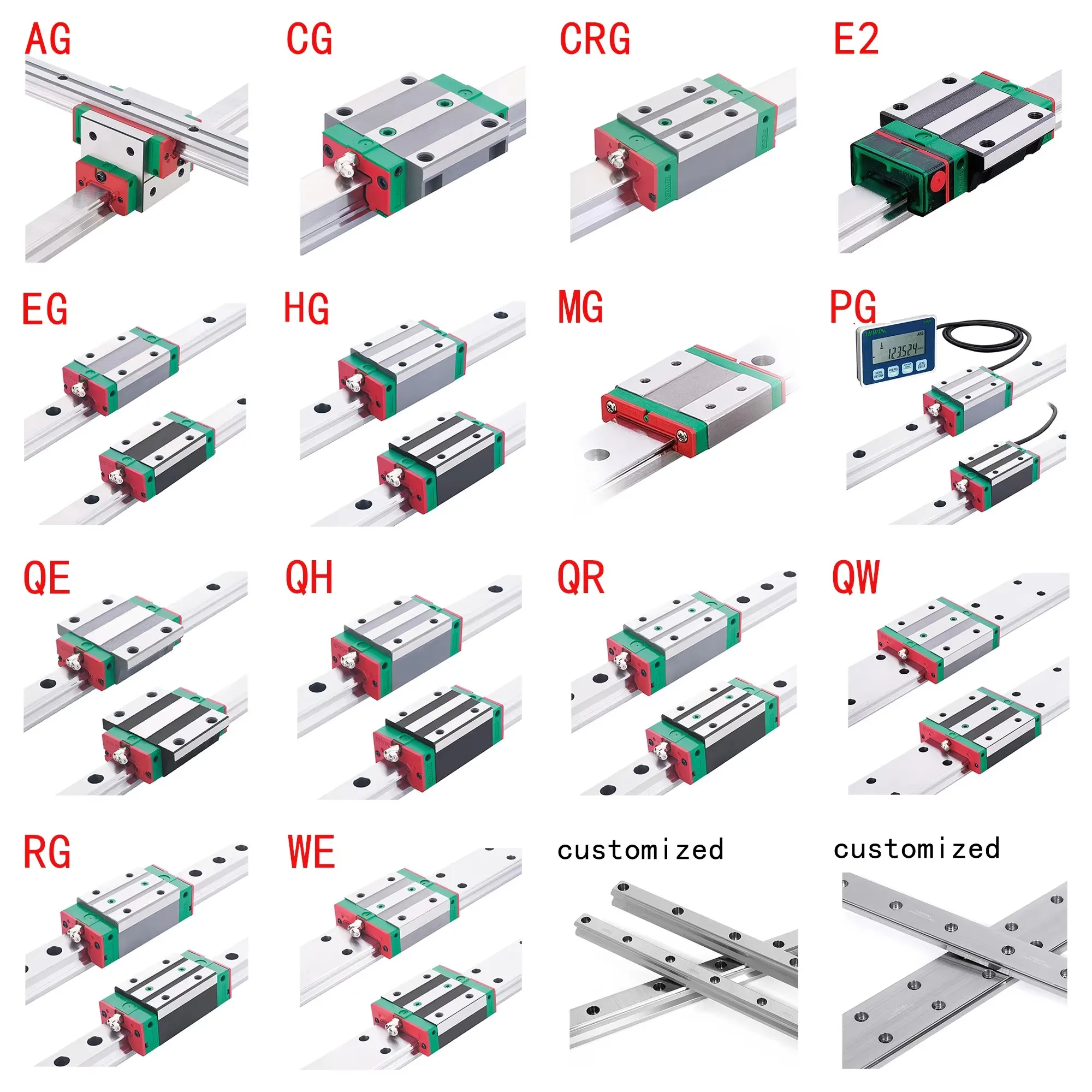 Taiwan Original HIWIN Linear Guide Rails - Silent High-speed Rails ...