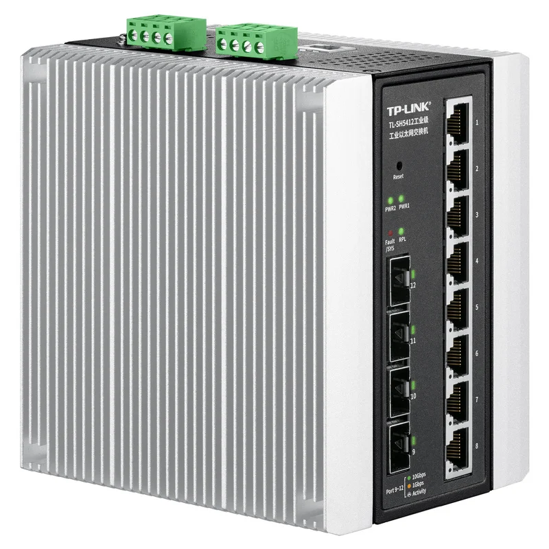 8 10/100/1000m Adaptive Rj45 Ports And 4 10gb Sfp+ Ports Tl-sh5412 ...