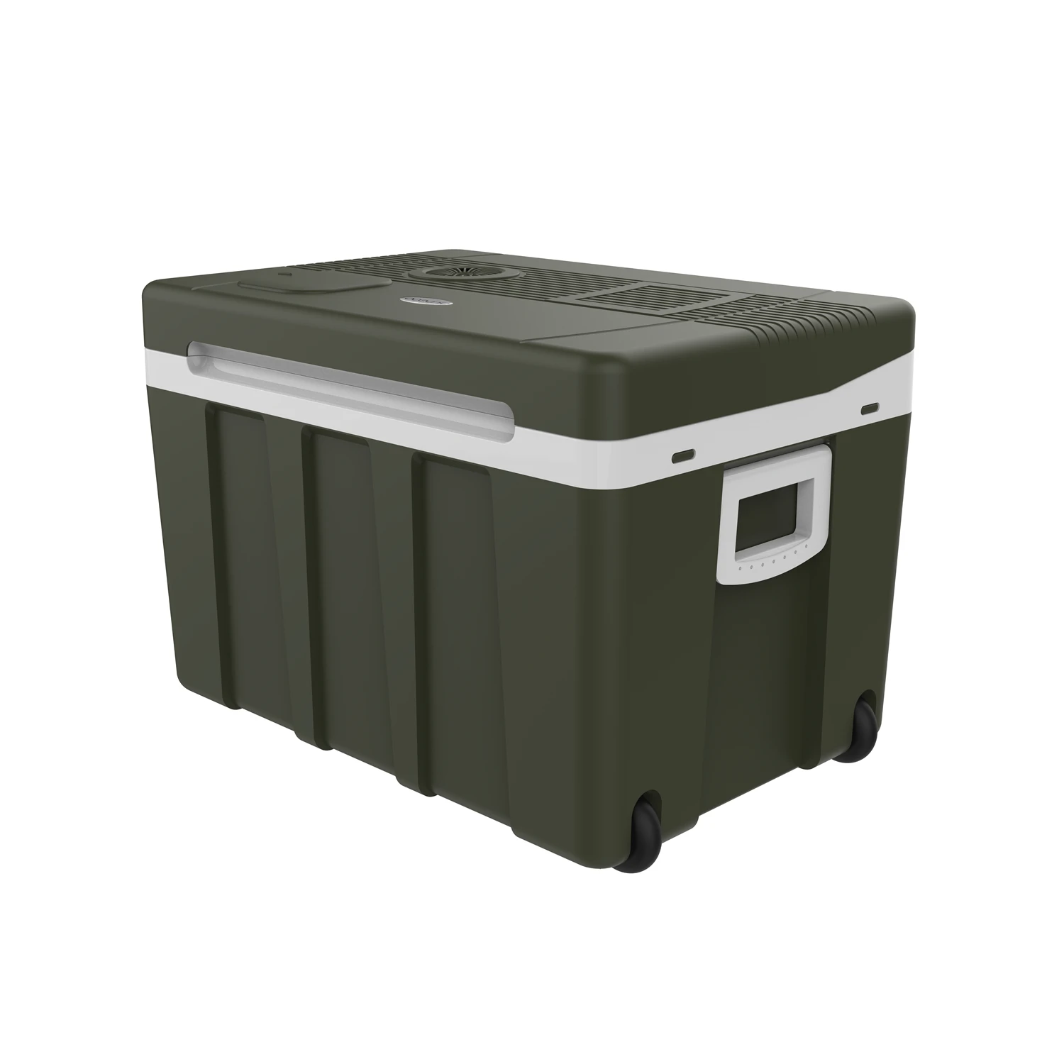 Portable Electric Car Cooler Box 12v 45 Liter Cooler Box with Wheel ...